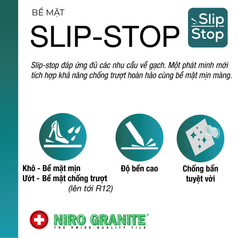Gạch Slip-Stop: Một bề mặt, nhiều ứng dụng - Niro Granite